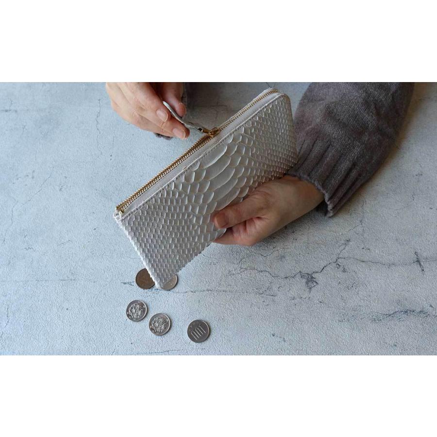 VIADOAN（ヴィアドアン） 長財布 L字ファスナー 薄型 Bran python ブランパイソン ヘビ革 ダイヤモンドパイソン 日本製 451 動画あり : かばんと財布の店アリスタ ...