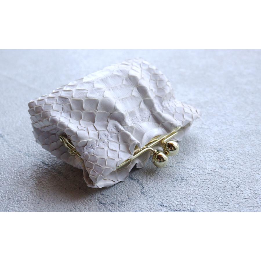 がま口小銭入れ VIA DOAN ヴィアドアン Bran python ブランパイソン ミニ財布 ヘビ革 ダイヤモンドパイソン 日本製 レディース 456 動画あり : doan456 ...