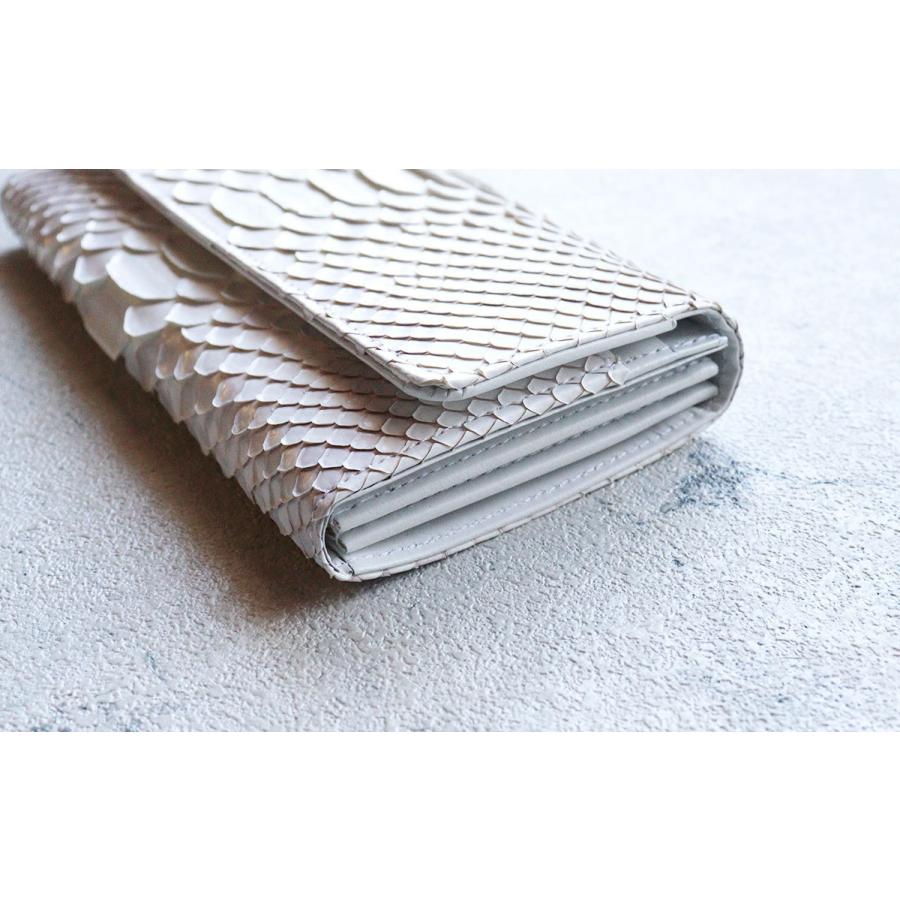 長財布 かぶせ VIADOAN ドアン Branpython ブランパイソン ギャルソン ボックス型小銭入れ 蛇革 ダイヤモンドパイソン 日本製 レディース 457 動画あり : かばんと財布 ...