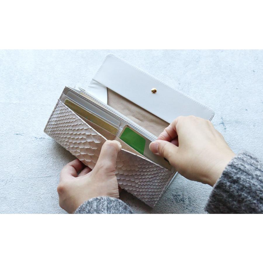 長財布 かぶせ VIADOAN ドアン Branpython ブランパイソン ギャルソン ボックス型小銭入れ 蛇革 ダイヤモンドパイソン 日本製 レディース 457 動画あり : かばんと財布 ...