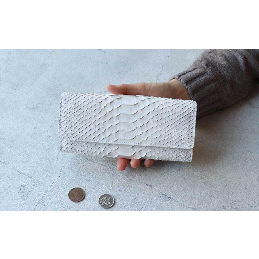 長財布 かぶせ VIADOAN ドアン Branpython ブランパイソン ギャルソン ボックス型小銭入れ 蛇革 ダイヤモンドパイソン 日本製 レディース 457 動画あり : かばんと財布 ...