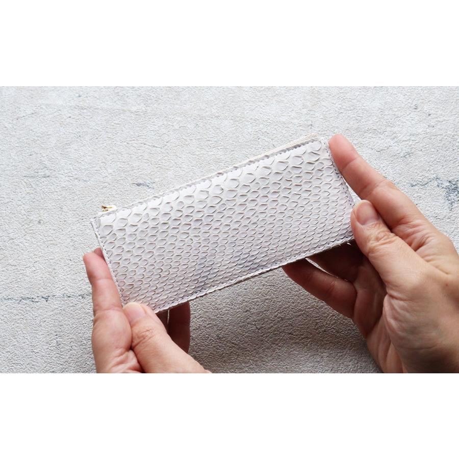 ミニ財布 フラグメントケース VIA DOAN ドアン Bran python ブランパイソン 蛇革 ダイヤモンドパイソン 日本製 レディース 460 動画あり : かばんと財布の店アリスタ ...