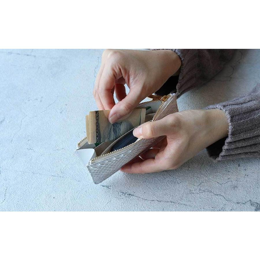 ミニ財布 フラグメントケース VIA DOAN ドアン Bran python ブランパイソン 蛇革 ダイヤモンドパイソン 日本製 レディース 460 動画あり : かばんと財布の店アリスタ ...