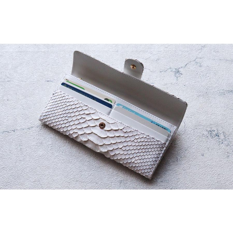 薄マチ長財布 VIA DOAN ドアン Bran python ブランパイソン 財布 スリムでコンパクト 蛇革 ダイヤモンドパイソン 日本製 レディース 462 動画あり : かばんと財布の店 ...