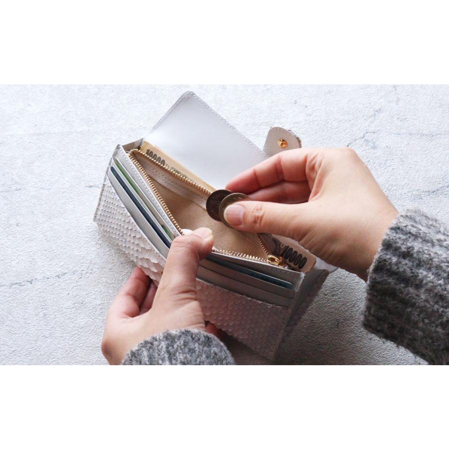 薄マチ長財布 VIA DOAN ドアン Bran python ブランパイソン 財布 スリムでコンパクト 蛇革 ダイヤモンドパイソン 日本製 レディース 462 動画あり : かばんと財布の店 ...