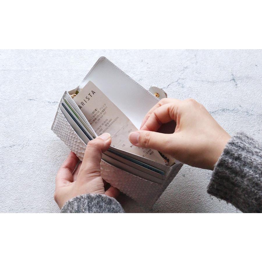 薄マチ長財布 VIA DOAN ドアン Bran python ブランパイソン 財布 スリムでコンパクト 蛇革 ダイヤモンドパイソン 日本製 レディース 462 動画あり : かばんと財布の店 ...