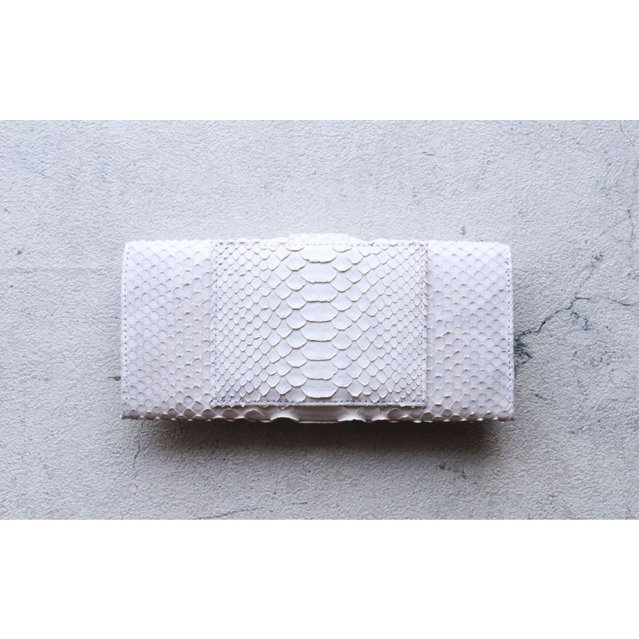 薄マチ長財布 VIA DOAN ドアン Bran python ブランパイソン 財布 スリムでコンパクト 蛇革 ダイヤモンドパイソン 日本製 レディース 462 動画あり : かばんと財布の店 ...