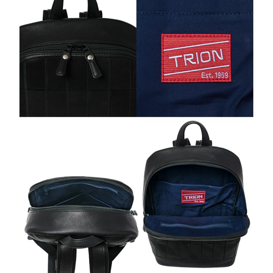 レザーリュック グラブレザー TRION トライオン パネルレザー DPC261 本革グラブレザー A4 : かばんと財布の店アリスタ - 通販 - Yahoo!ショッピング