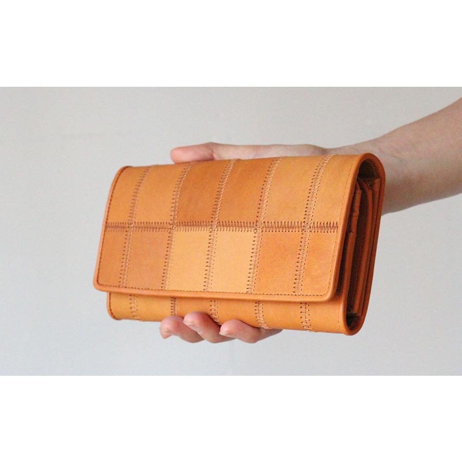 TRION（鞄、財布） 長財布 TRION トライオン 財布 DPC801R 本革 パネルレザー パッチワーク 野球 グローブ : かばんと財布の店アリスタ - 通販 - Yahoo!ショッピング