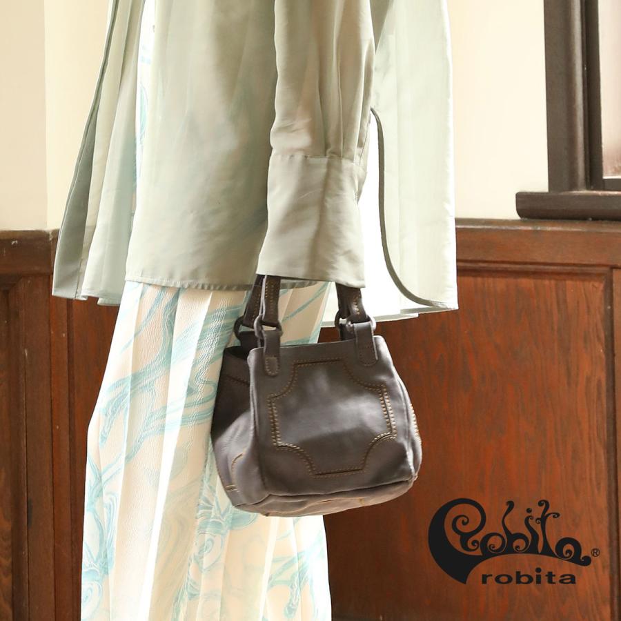 トートバッグ クラフトサイコロトート ミニトート robita ロビタ 小さめ バッグ マチあり かわいい 本革 牛革 レディース KH-008 : kh-008 : かばんと財布の店アリスタ ...