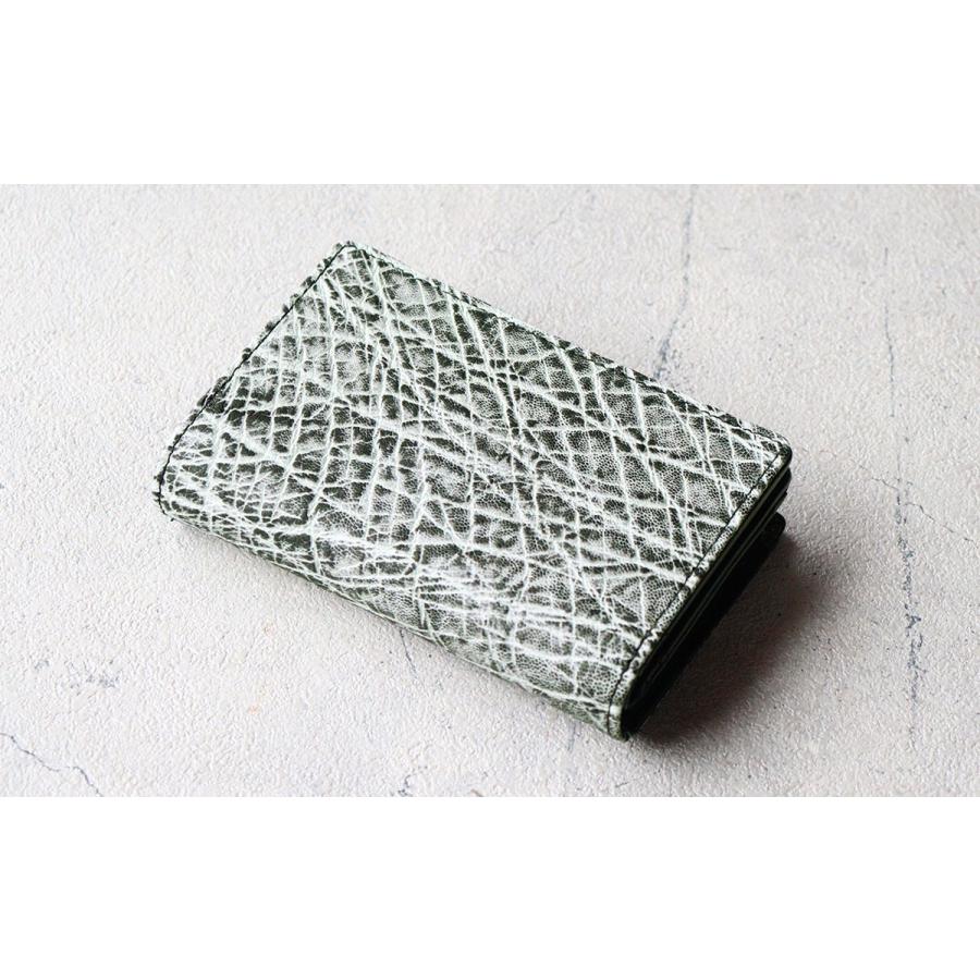 エレファントレザー 象革 メンズ 二つ折り財布 ミドルウォレット ZOO ズー zmw-029 ディンゴミディアムウォレット9 ブラッククラッシュ : かばんと財布の店アリスタ - 通販 ...