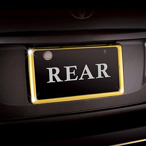 セイワ(SEIWA) 車外用品 ナンバープレートフレーム フロント&リアセット メタルゴールド K419 : Ariys shop - 通販 - Yahoo!ショッピング