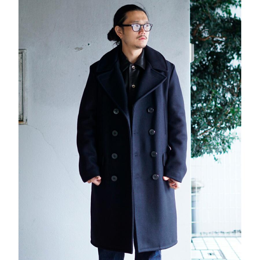 Schott / ショット ： 714US LONG PEA COAT ： 782-3954019 :782-3954019:ARKnets - 通販 - Yahoo!ショッピング