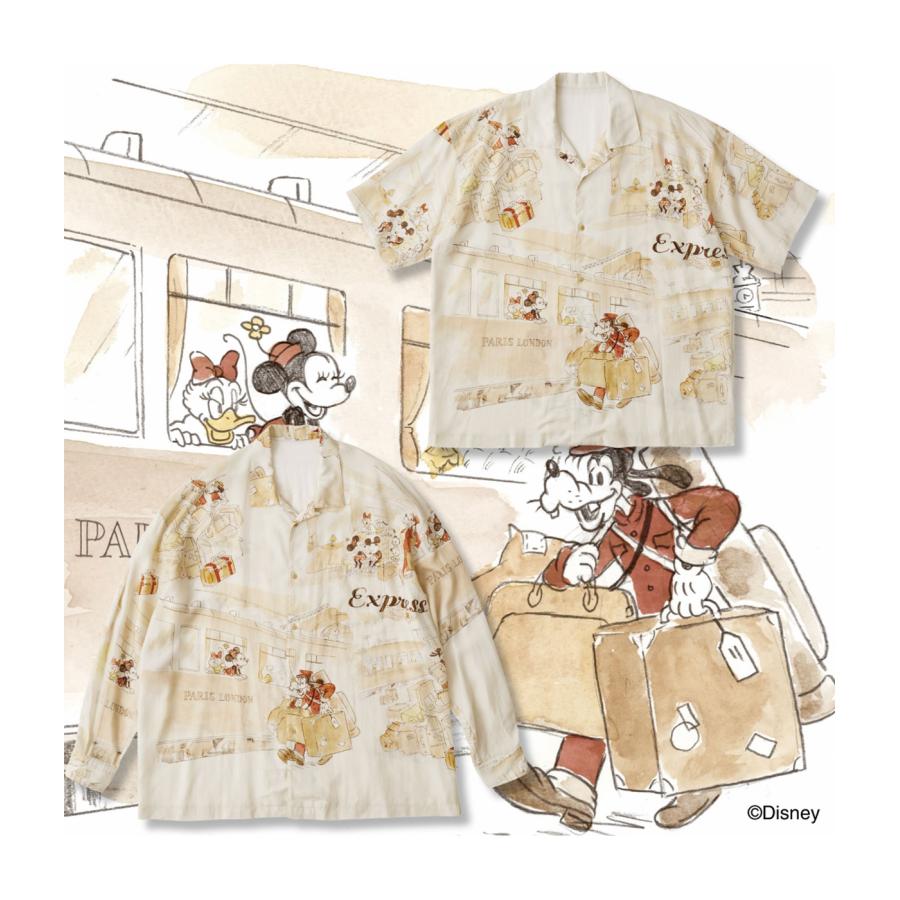 Porter Classic / ポータークラシック ： DISNEY M&F PC ORIGINAL ART ALOHACOLLECTION ALOHA SHIRT PARIS-LONDON ...