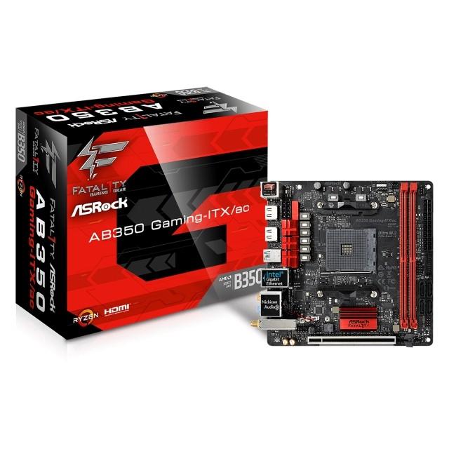 AB350 Gaming-ITX/ac Socket AM4対応 AMD B350チップセット搭載Mini-ITXマザーボード : パソコン ...