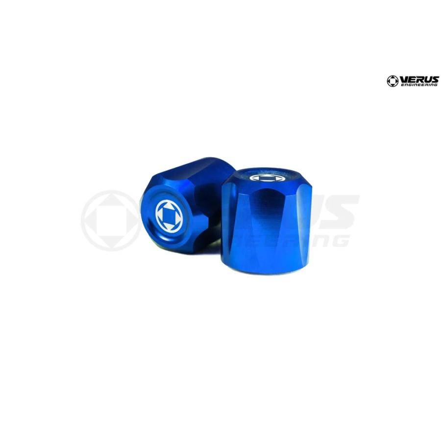 VERUS ENGINEERING(ヴェルス)：U-A0011：GR86（ZN8）BRZ（ZD8）WRX（VB）エアコンラインキャップ：ブルー ...