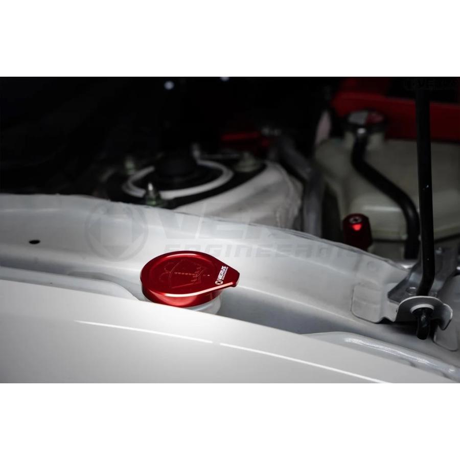 VERUS ENGINEERING(ヴェルスエンジニアリング)A0632A：ウォッシャーフルードキャップ：HONDAシビックタイプR：FK8：K20C：ブルー : RK-ONLINE ...