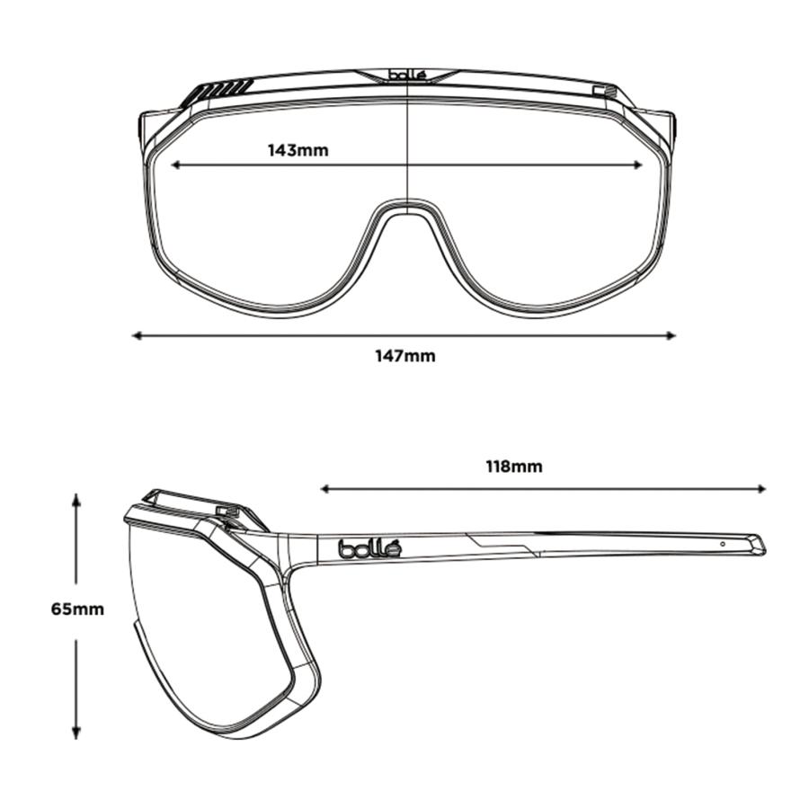 ボレー サングラス CHRONOSHIELD BkM Phantom Green Emerald : アルメ