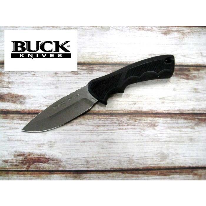 バック BUCK 685BKS ライトマックスII ラージ ナイフ 420HC鋼 ラバー ハンドル BUCKLITE MAX II LARGE ...