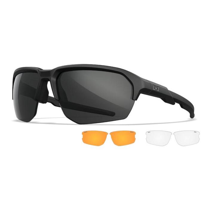 ワイリーエックス CHJKL08 ジャッカル サングラス Matte Black WX JAKL 3LP Wiley X : アームズギア ...