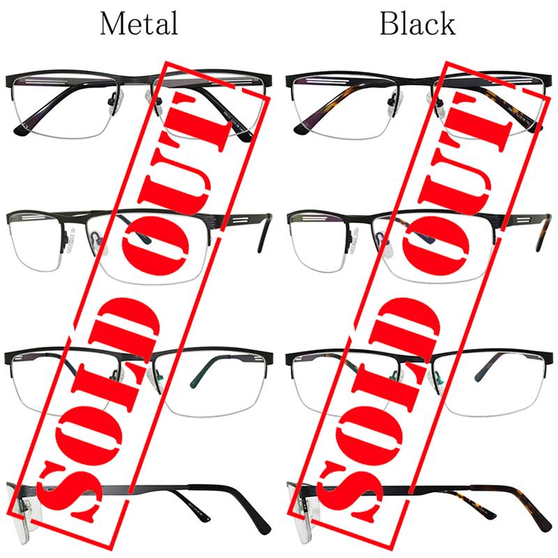 遠近両用メガネ】アストラルハーフリム 99610［全額返金保証］ 老眼鏡