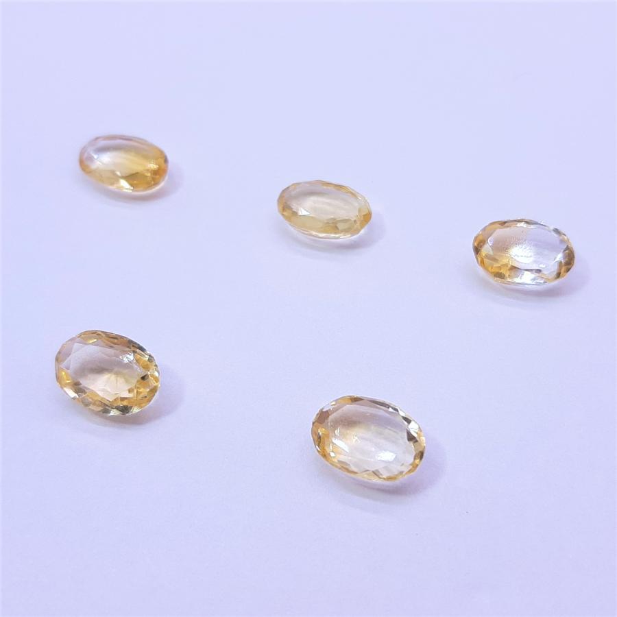 天然石ルース（裸石）・シトリン ルース / オーバル【10x7mm】（1個） ランダム発送 :y1006:アラナヴ ジェムス - 通販 - Yahoo!ショッピング