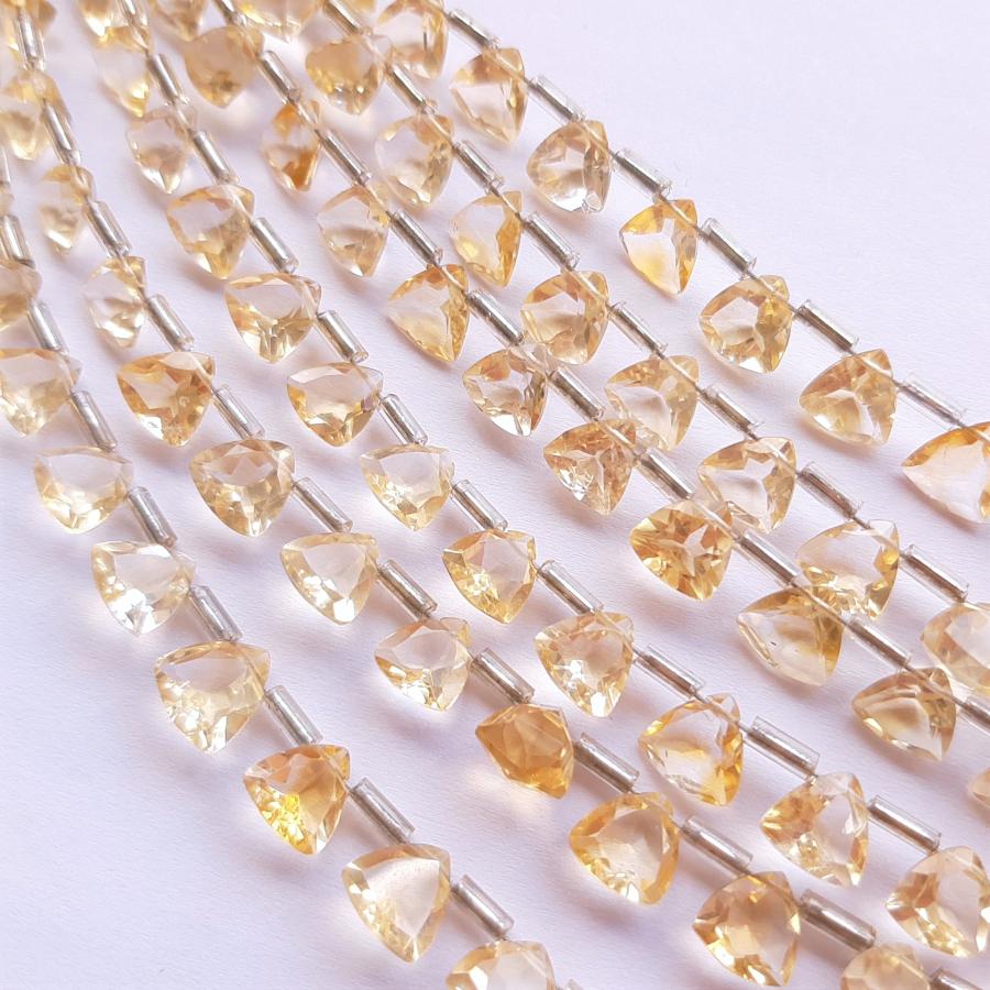 シトリン トリリアントカット 7mmx7mm 一連 (24ps) 穴あきパーツ : y1307 : アラナヴ ジェムス - 通販 - Yahoo!ショッピング