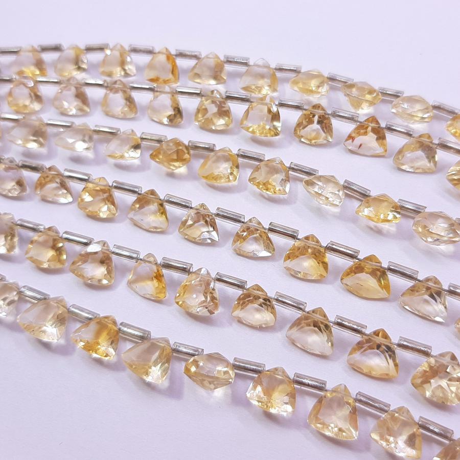 シトリン トリリアントカット 7mmx7mm 一連 (24ps) 穴あきパーツ :y1307:アラナヴ ジェムス - 通販 - Yahoo!ショッピング