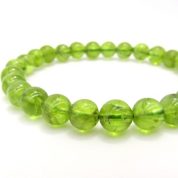 天然ぺリドット ブレスレット 6.8mm 14cm : y570 : アラナヴ ジェムス - 通販 - Yahoo!ショッピング
