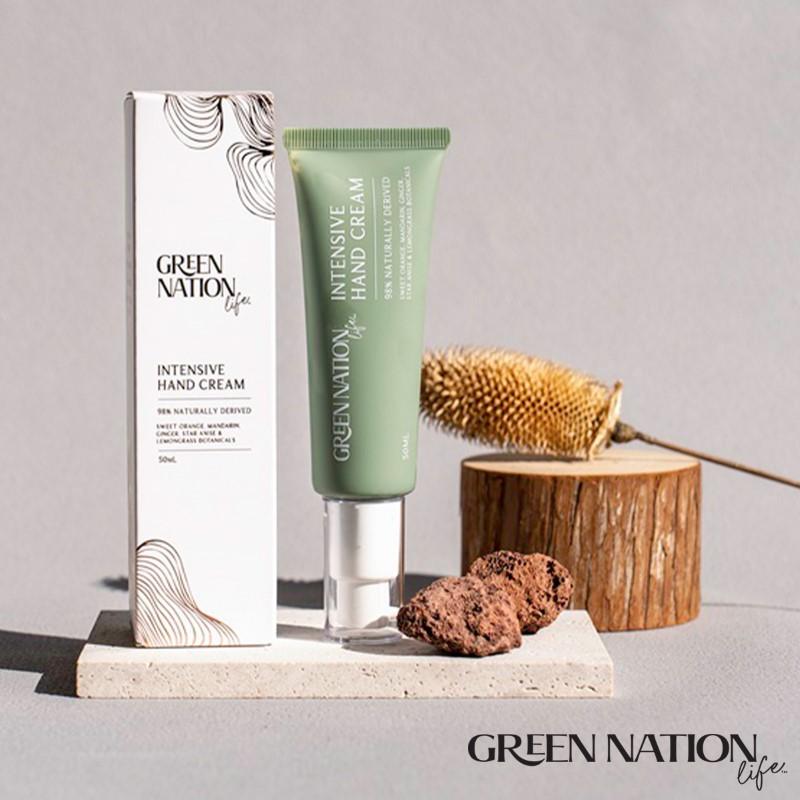 GREEN NATION LIFE ハンドクリーム 50ml スイートオレンジ＆レモングラス ハンドケア 保湿 フランス産 携帯 旅行 お ...