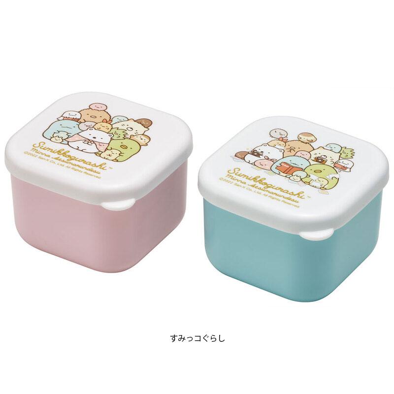 日本製 ミニシール ボックス 2個セット 130ml 抗菌 MO1WAG スケーター デザート フルーツ 電子レンジOK 保存容器 キャラクター すみっコぐらし : 30002328 : アロ ...
