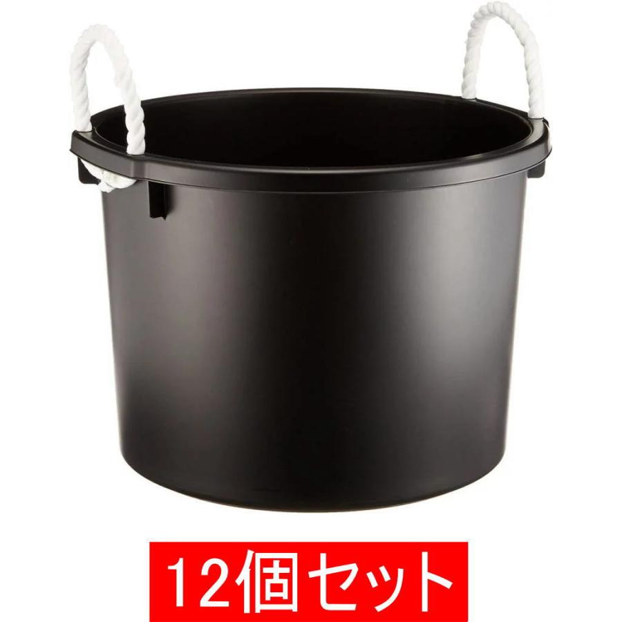 平和工業 万能容器 45L ブラック【お得な12個セット】 タライ・バケツ 〜平和工業〜 : AROTHOヤフー店 - 通販 - Yahoo!ショッピング