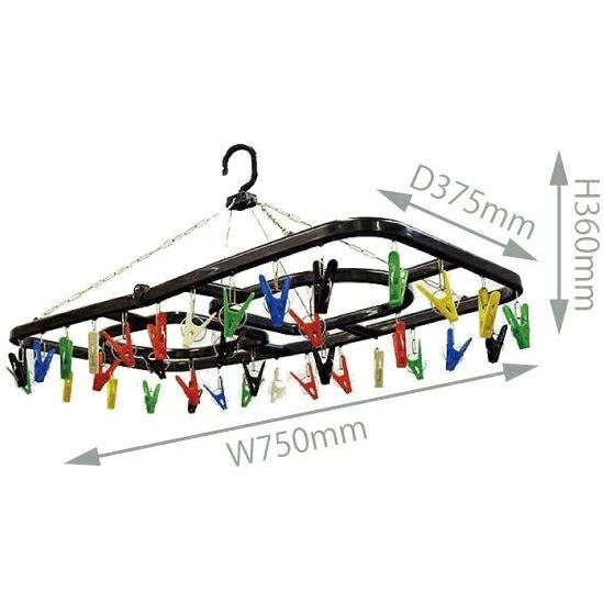 CB JAPAN ジャンボ角ハンガー36ピンチ 〜シービージャパン〜 : AROTHOヤフー店 - 通販 - Yahoo!ショッピング