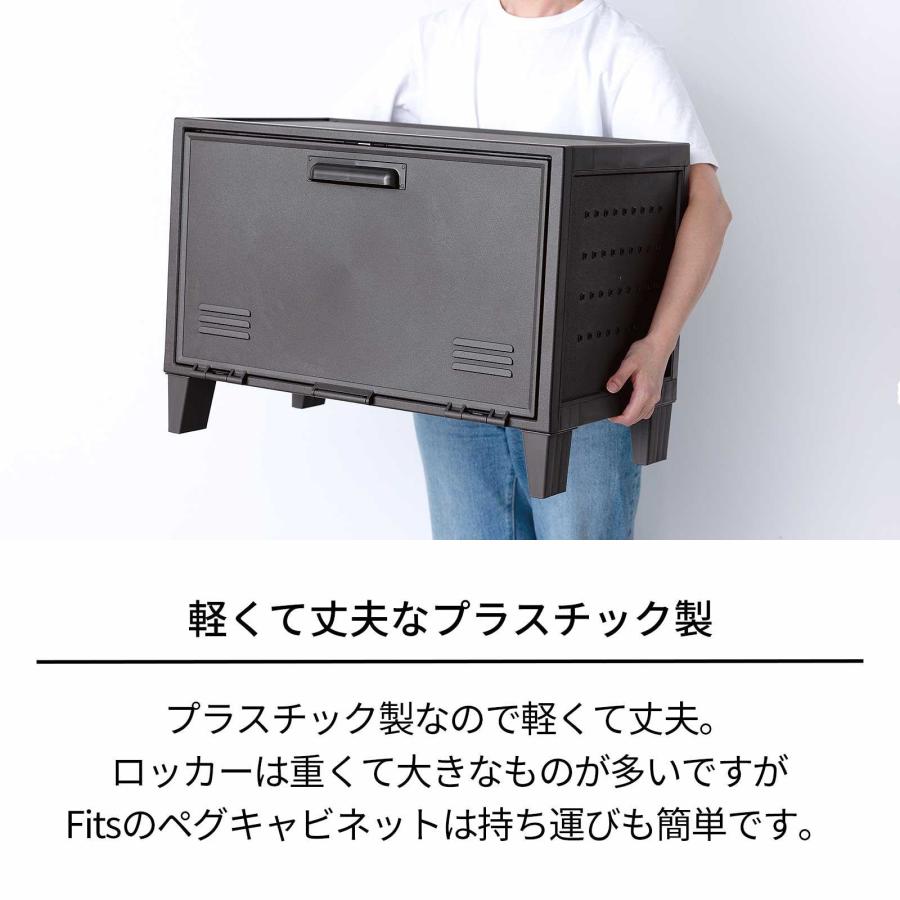 天馬 フィッツ ペグキャビネット ワイド【お得な2個セット】 : t-fcw-2 : AROTHOヤフー店 - 通販 - Yahoo!ショッピング