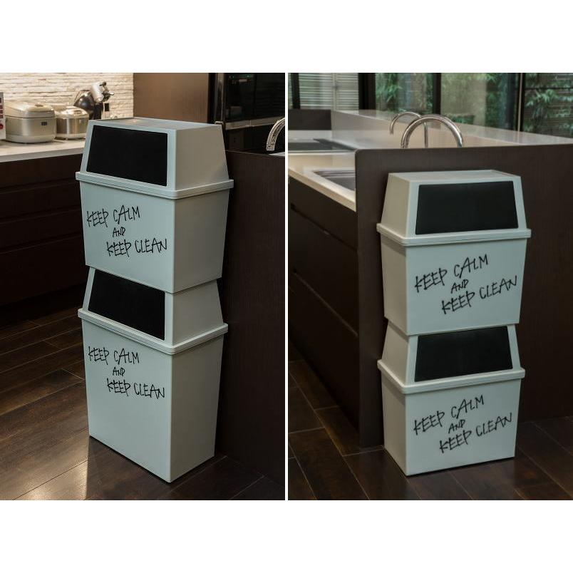 平和工業 積み重ねゴミ箱ワイド 30L【カラーを選べるお得な2個セット】 〜平和工業〜 ゴミ箱 ダストボックス ペール : AROTHOヤフー店 - 通販 - Yahoo!ショッピング
