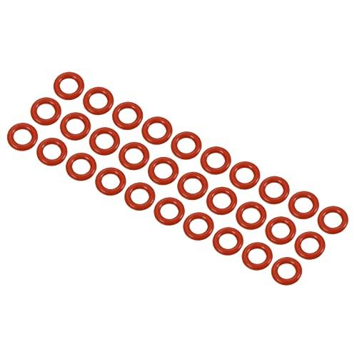 M METERXITY 30個入り シリコンOリング - ガーデン 水管 ゴム パッキンリング ソフト＆弾力性 屋外用 (4mmx7mmx1.5mm レッド) : AROUNDSTORE ...