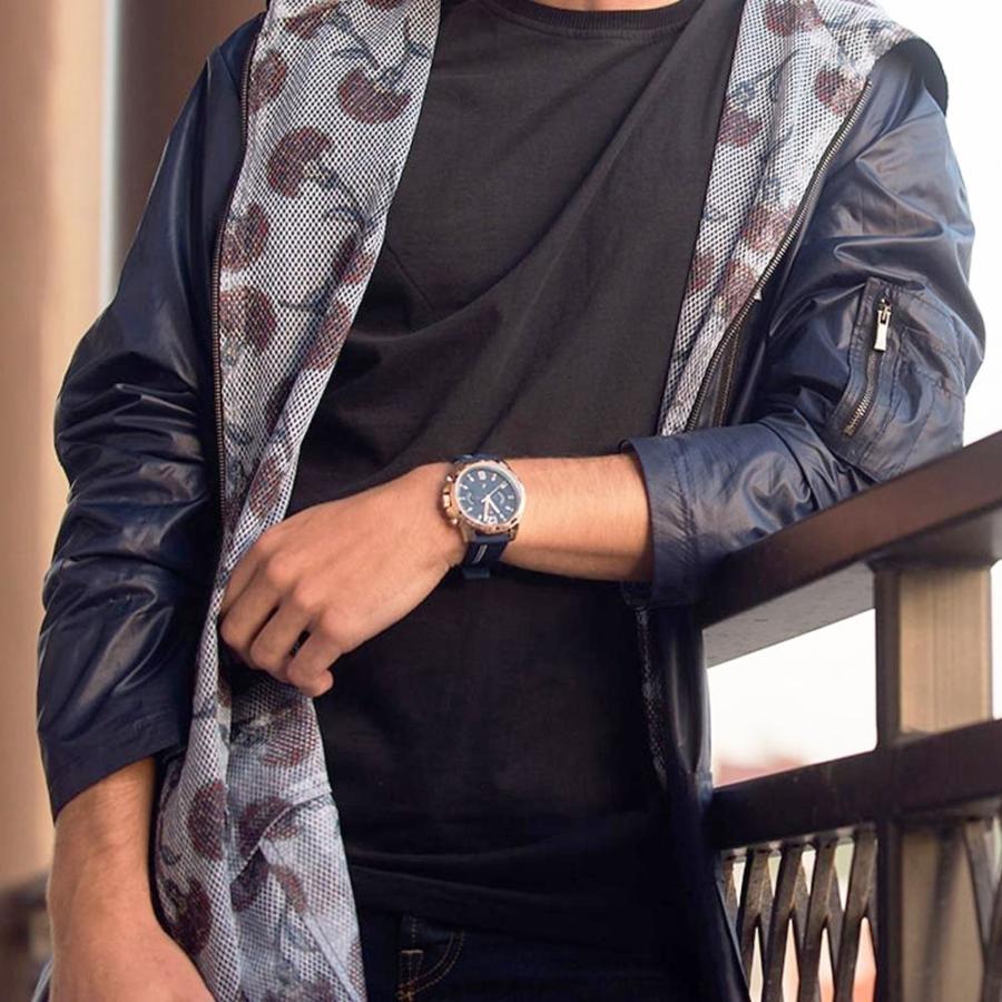 TOMMY HILFIGER トミーヒルフィガー tommy hilfiger メンズ マルチファンクション 腕時計 1791474 ネイビー ...