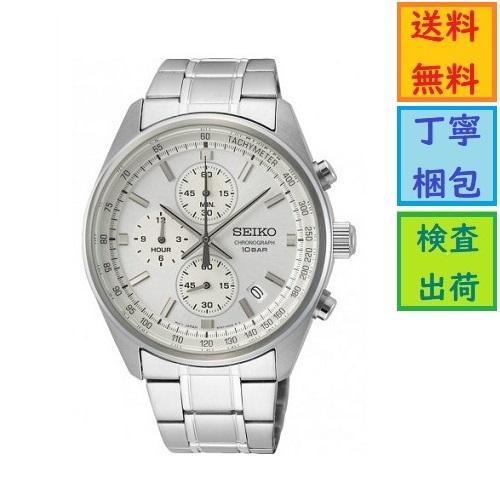SEIKO セイコー SEIKO WATCH メンズ 腕時計 40MM ステンレス クォーツ クロノグラフ SSB375P1 : ブランド ...