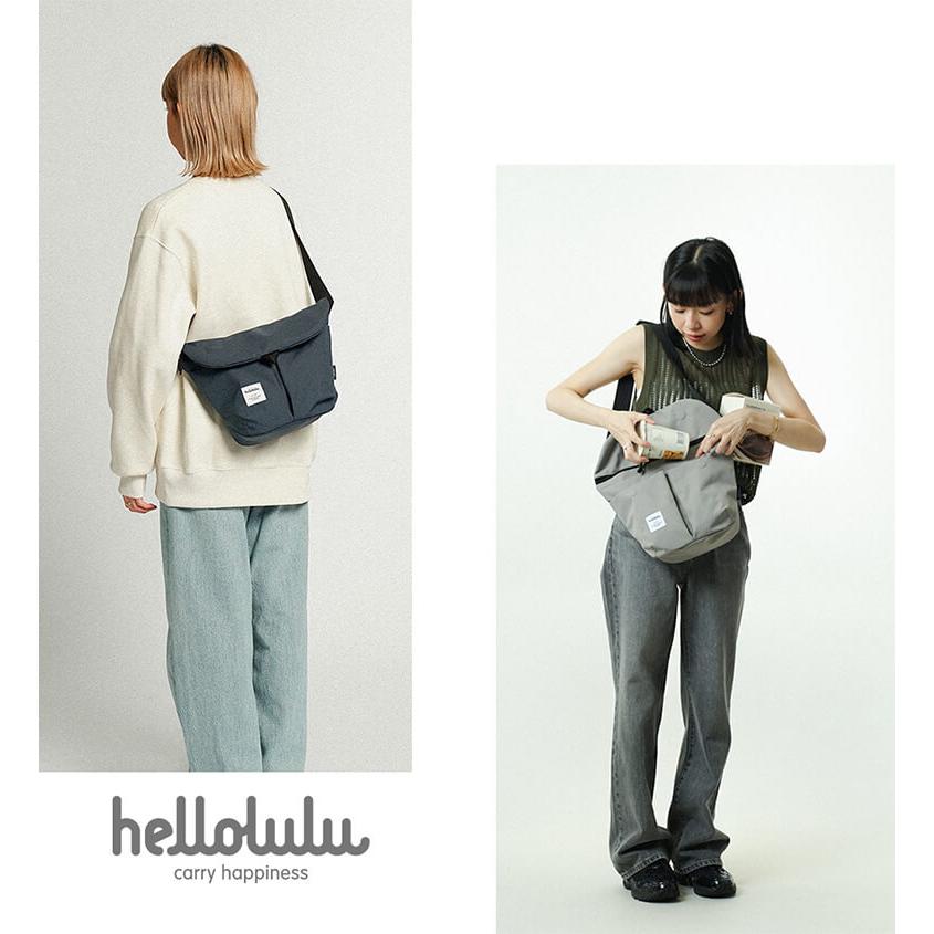 hellolulu ハロルル KASEN （カセン）ショルダーバッグ ミニショルダーバッグ 斜め掛けバッグ 軽量 撥水加工 フェス レディース メンズ 男女兼用 (50400 ...