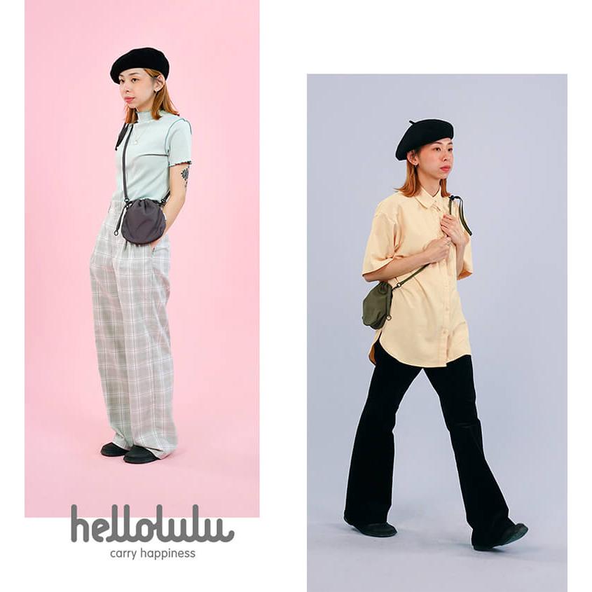 hellolulu ハロルル BEA （ベア） 2WAY オーバルスリング Sサイズ ショルダーバッグ 巾着 軽量 レディース メンズ 男女兼用 (bea) : bea : ARROWHEAD ...