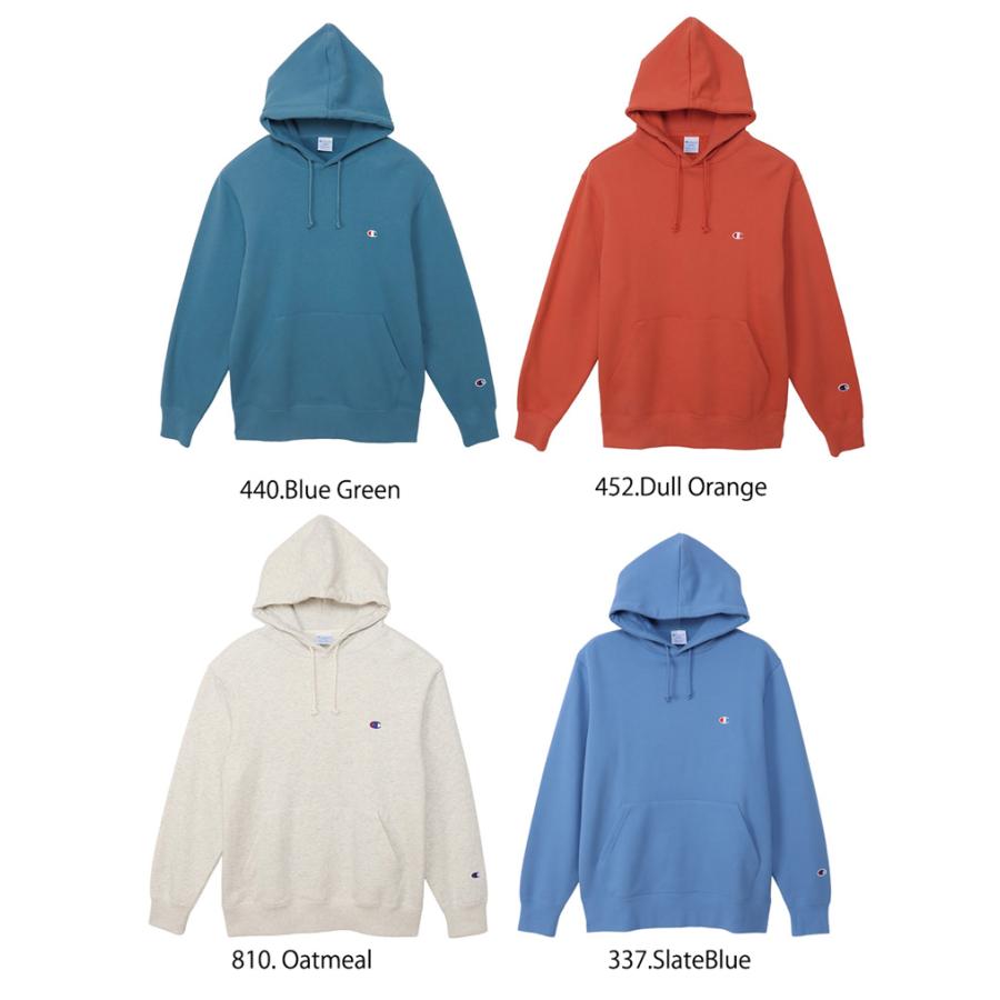 Champion チャンピオン スウェット プルオーバーパーカー フーデッドスウェットシャツ 長袖 ベーシック無地 (c3-y136 ...