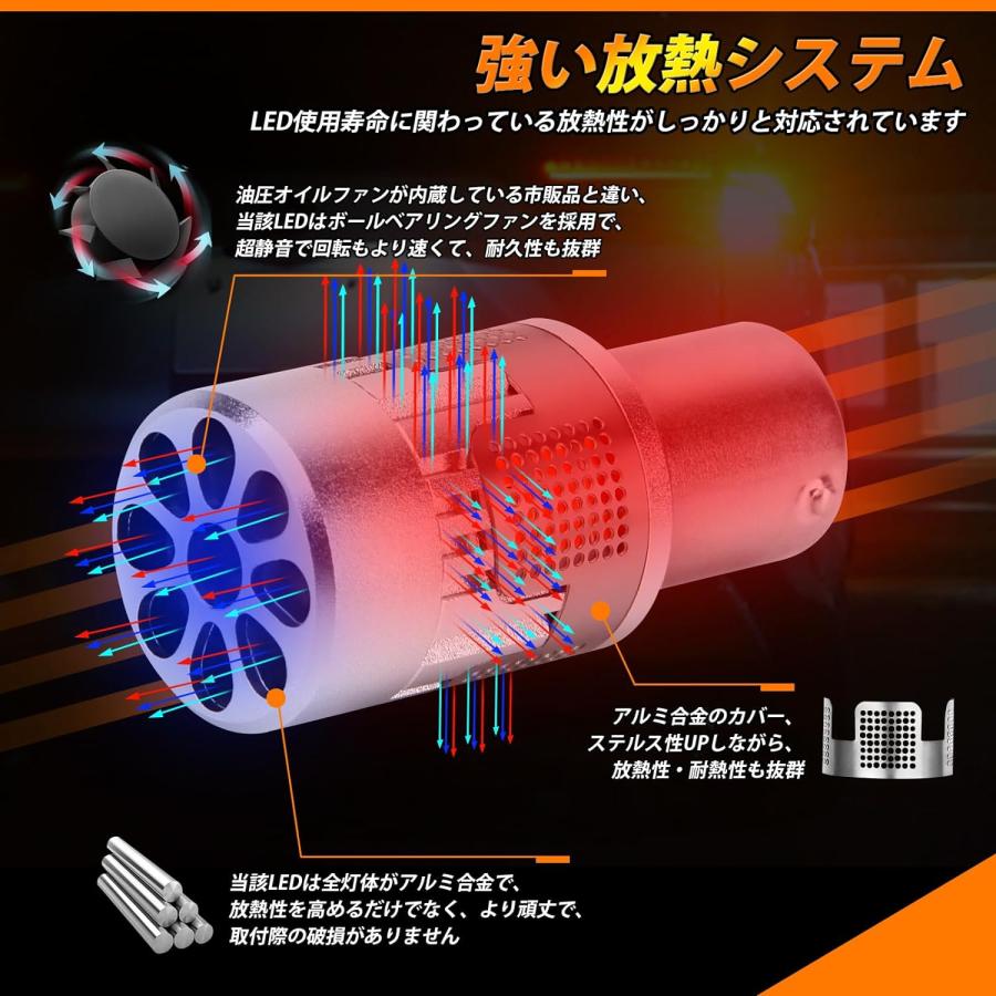 S25 ピン角違い LEDウインカー 車検対応 OPPLIGHT最新型 150度ピン BAU15S PY21W 4200LM 無極性 12V 日本車用 2個入り : アルシオン - 通販 ...