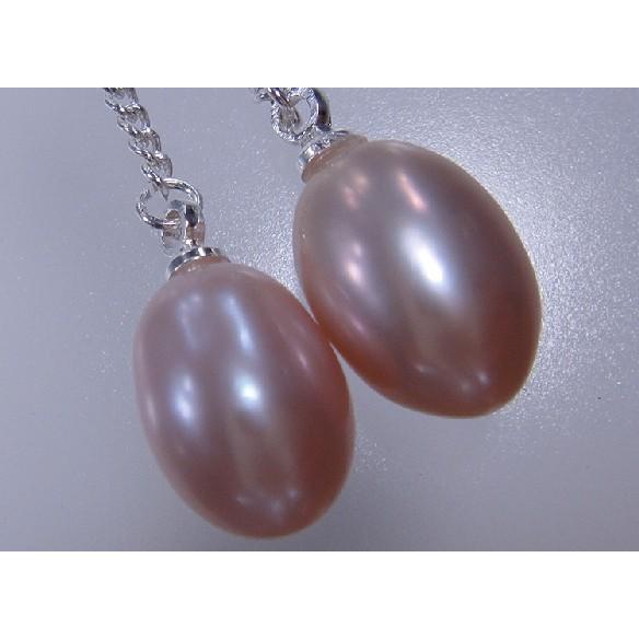 m4103 ★綺麗！！8.2*11.0mm 【紫】天然真珠★ピアスパール :m4103:art・mei - 通販 - Yahoo!ショッピング