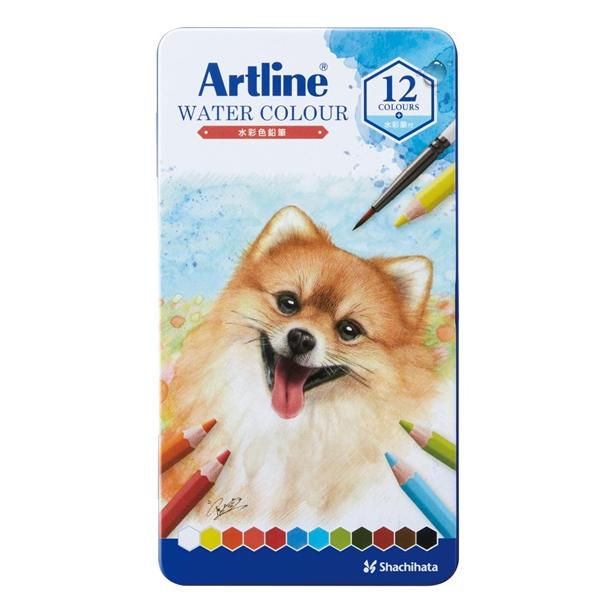 シヤチハタ シヤチハタ Artlineアートライン 色鉛筆 水彩12色セット KCP-W12C/H : アート銀座屋ヤフー店 - 通販 - Yahoo!ショッピング