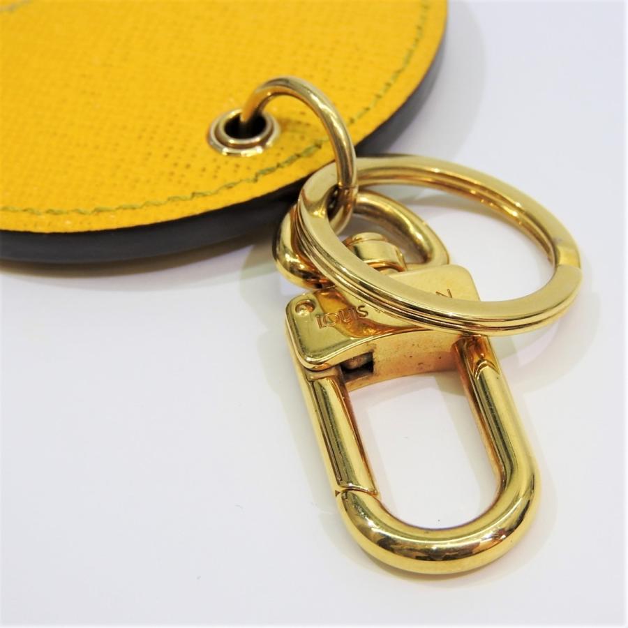 ヴィトン 希少 草間彌生 ポルト クレ モノグラム パンプキンドット ジョーヌ キーホルダー 黄色 M66737 バッグチャーム LOUIS VUITTON ルイ : 1-190410-3 ...