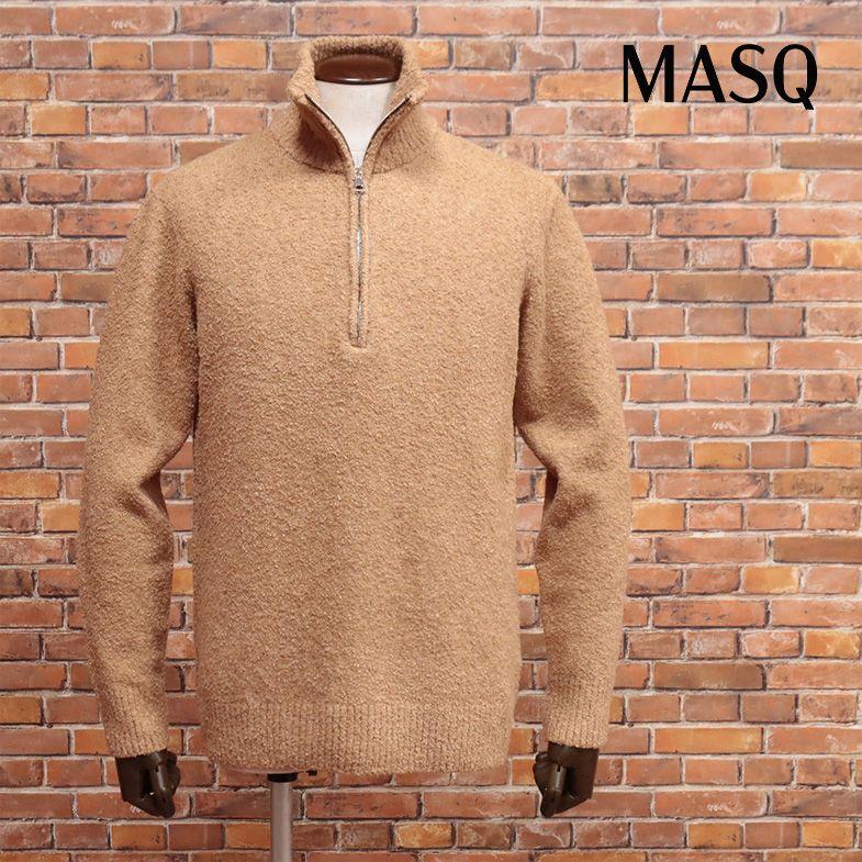 【期間限定ポイント15倍】【アウトレット】MASQ ハーフジップニット ブークレーニット 伸縮 無地 ほっこり イタリア製 セーター 30代 40代 お洒落 メンズ : アートフィッシュ ...