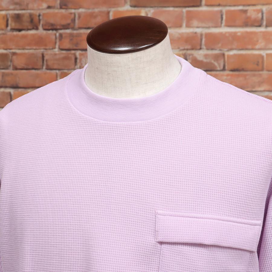 Et baas 【期間限定ポイント5倍】Et ワッフル ロングスリーブ Tシャツ 日本製 カットソー 長袖 ロンT ロンティー 吸水速乾 UVカット メンズ 紳士 エバース : アート ...