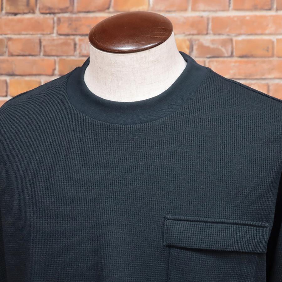 Et baas ワッフル ロングスリーブ Tシャツ 日本製 カットソー 長袖 ロンT ロンティー 吸水速乾 UVカット カジュアル 無地 メンズ 紳士 エバース : jk563 : アート ...