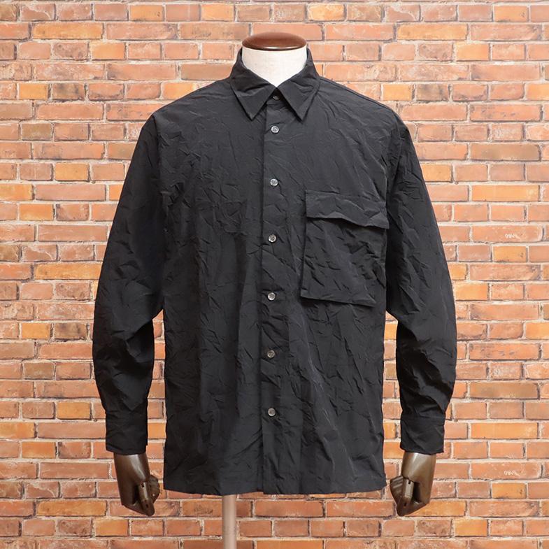 Et baas シワ加工 ケイパブル シャツ 日本製 ワッシャークロス 胸ポケット 眼鏡拭き サイドスリット ボックスシルエット 長袖 メンズ 紳士 エバース : アートフィッシュ - 通販 ...