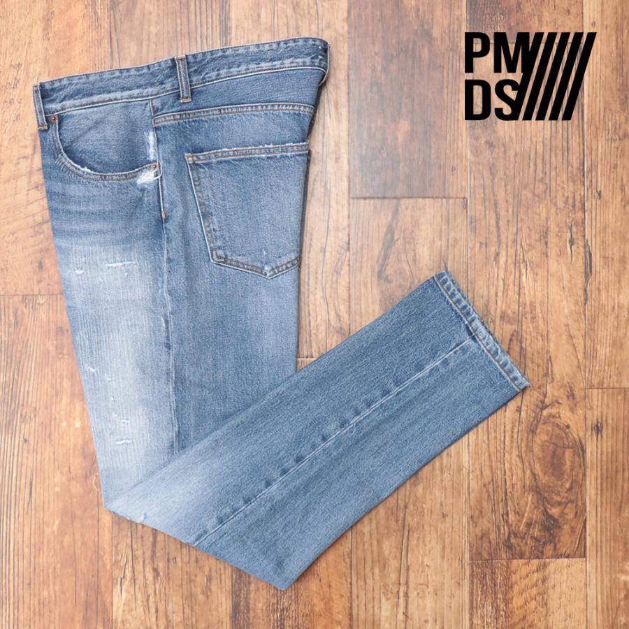 P.M.D.S. PMDS イタリア製デニムパンツ TOMMY ストレッチ ダメージ加工 ストレート ジーンズ イタリアブランド メンズ : アートフィッシュ - 通販 - Yahoo!ショッピング